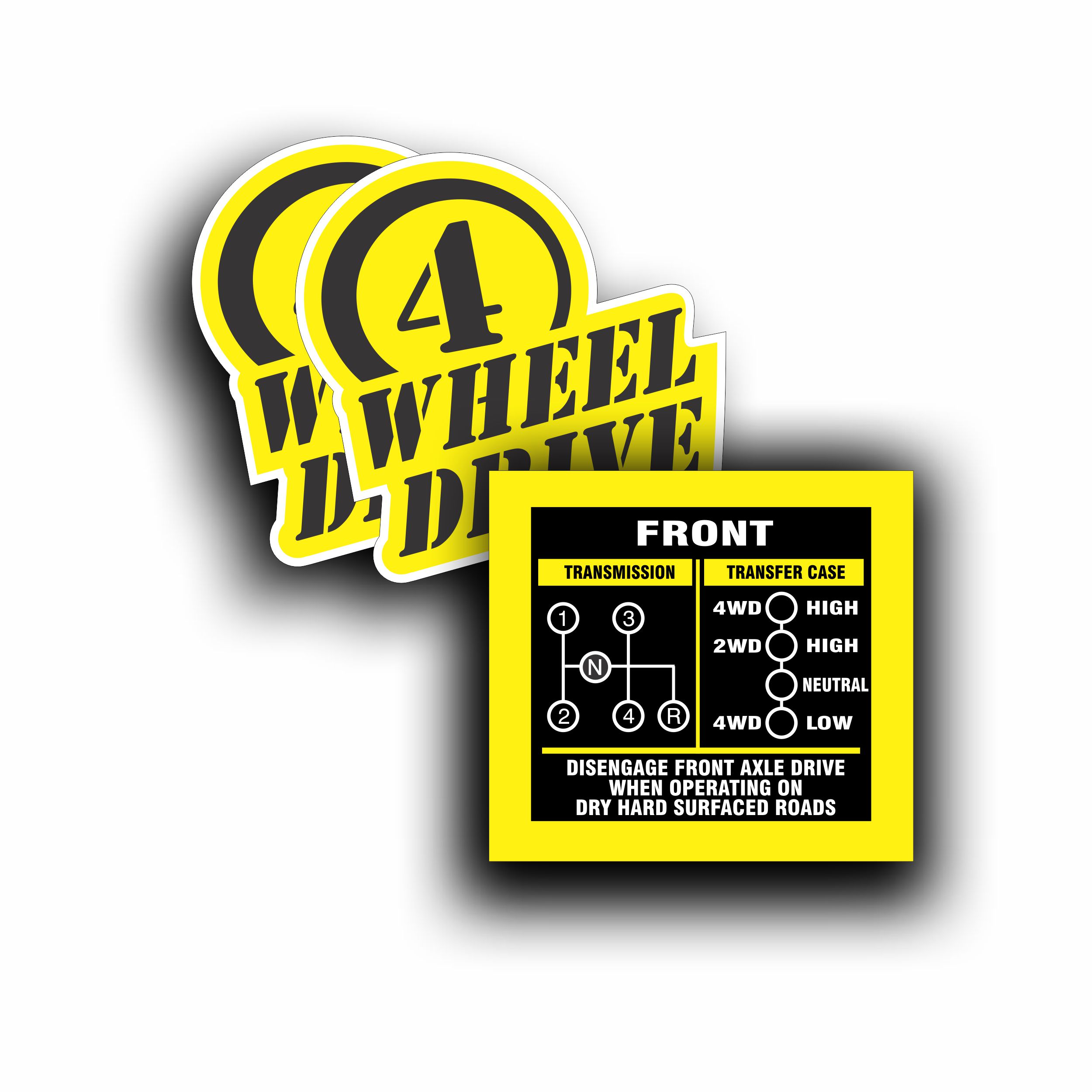 solargraphicsUSA.com - Jeep Shift Pattern Decals