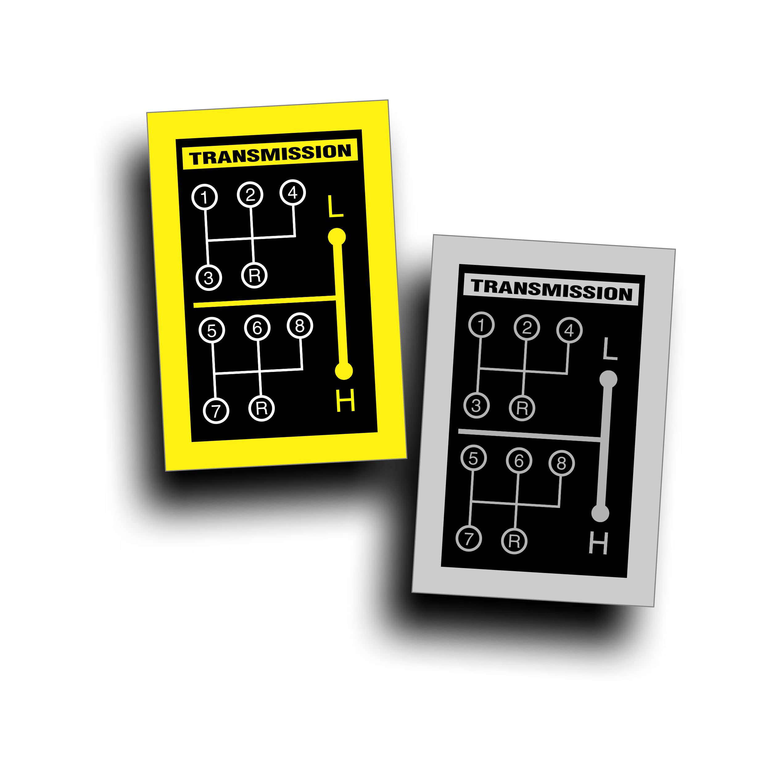 solargraphicsUSA.com - Jeep Shift Pattern Decals